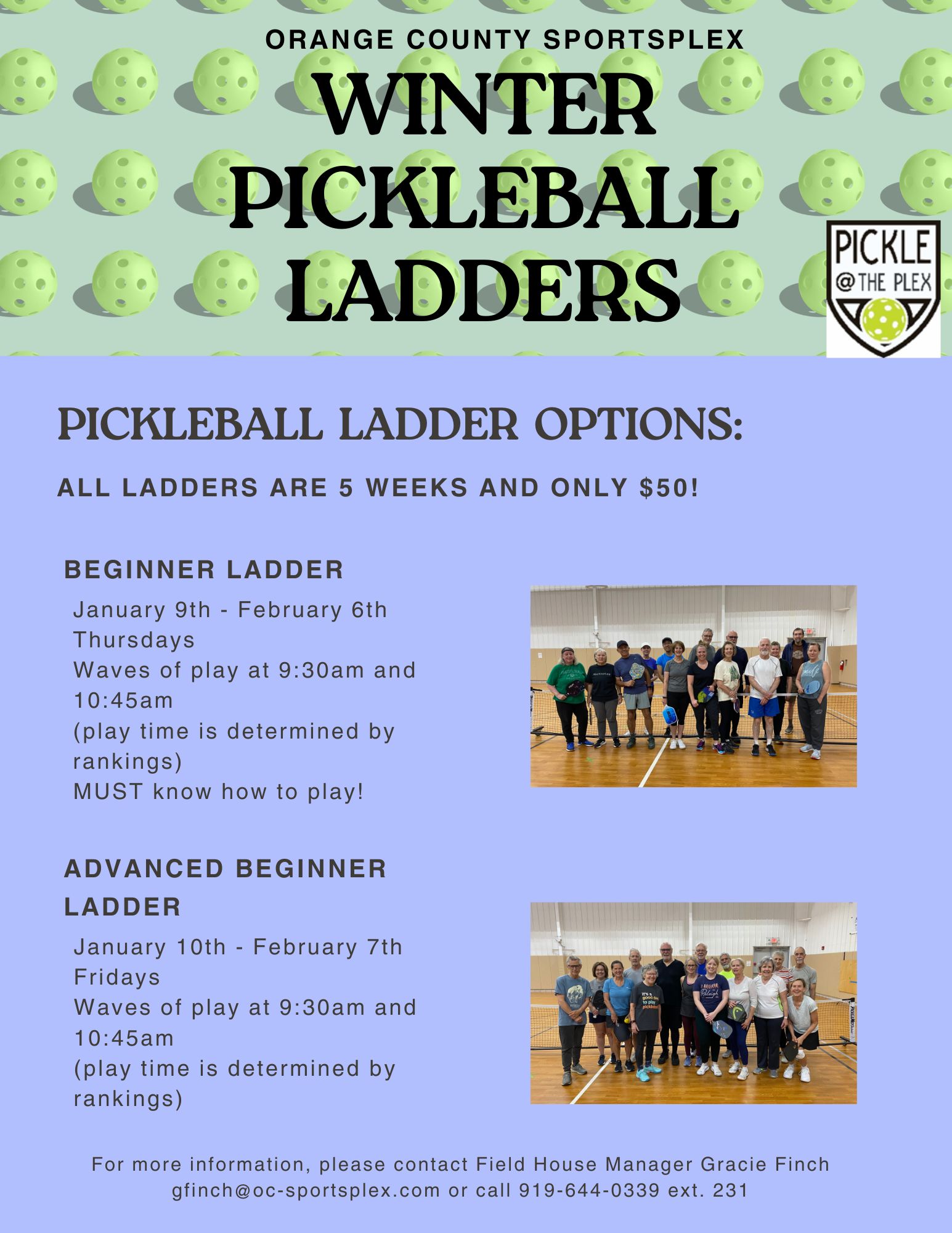 Pickle @ the ‘Plex – Orange County Sportsplex