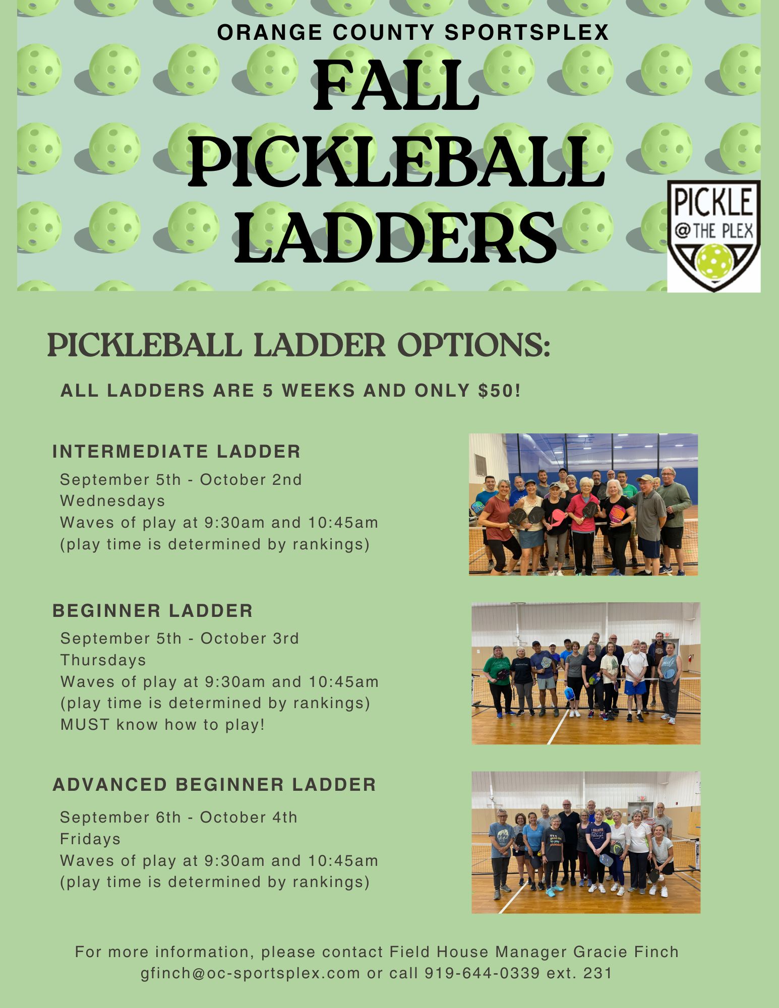 Pickle @ the ‘Plex – Orange County Sportsplex